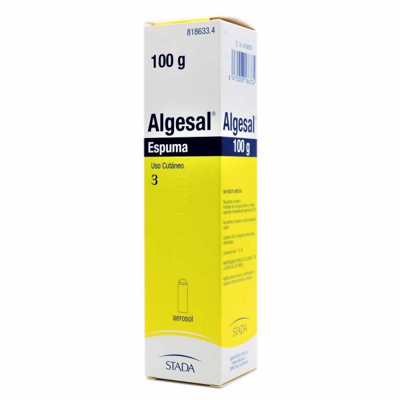 Algesal (aerosol topico espuma 100 gr) - Farmacia El Salt