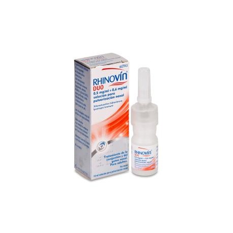 RHINOVIN DUO (NEBULIZADOR NASAL 10 ML ) CN662794.5 - Farmacia El Salt