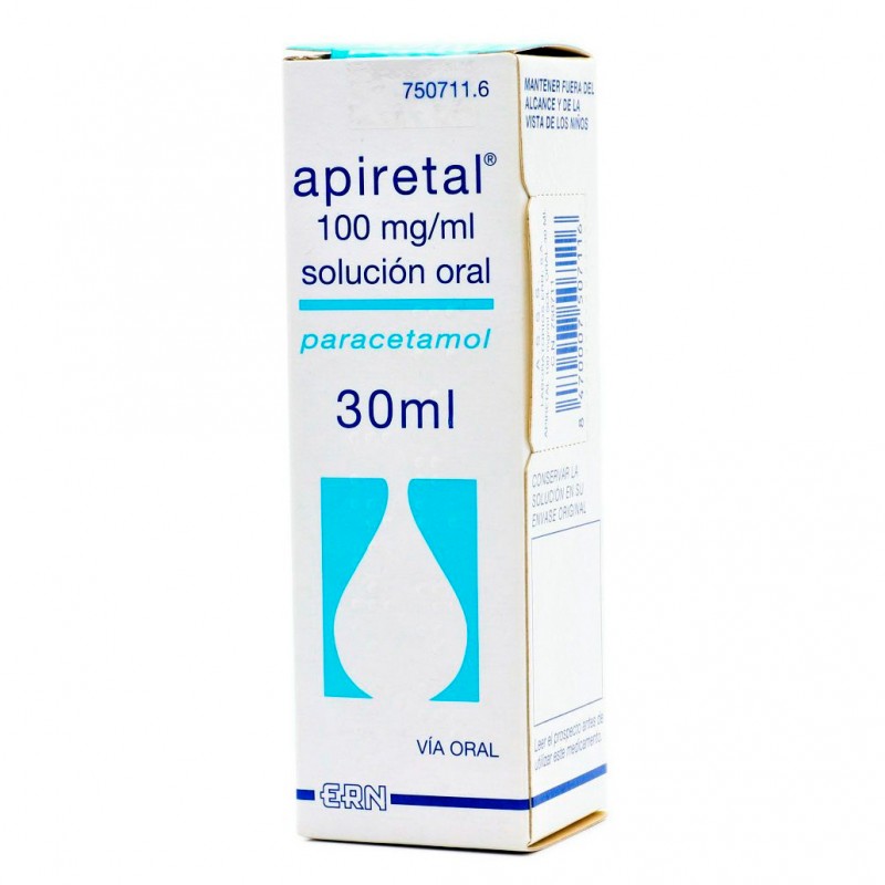 apiretal gotas 30 ml Tratamiento sintomático de la fiebre y dolor de ...