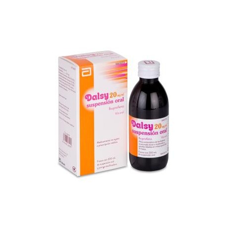dalsy 20 mg7ml suspension oral 200 ml Dalsy contiene ibuprofeno