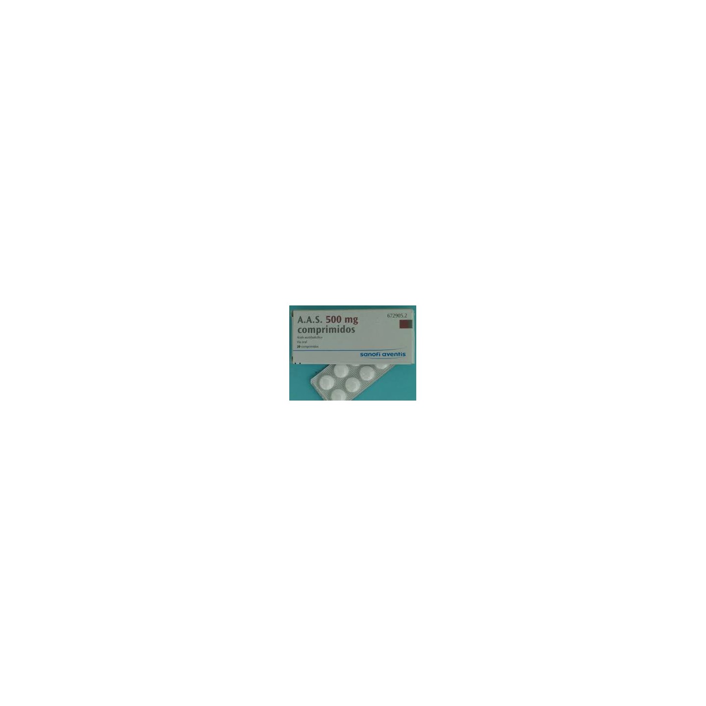 AAS 500 mg 20 comprimidos CN672905.2