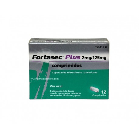 Fortasec Plus 2mg/125 mg comprimidos - Farmacia El Salt